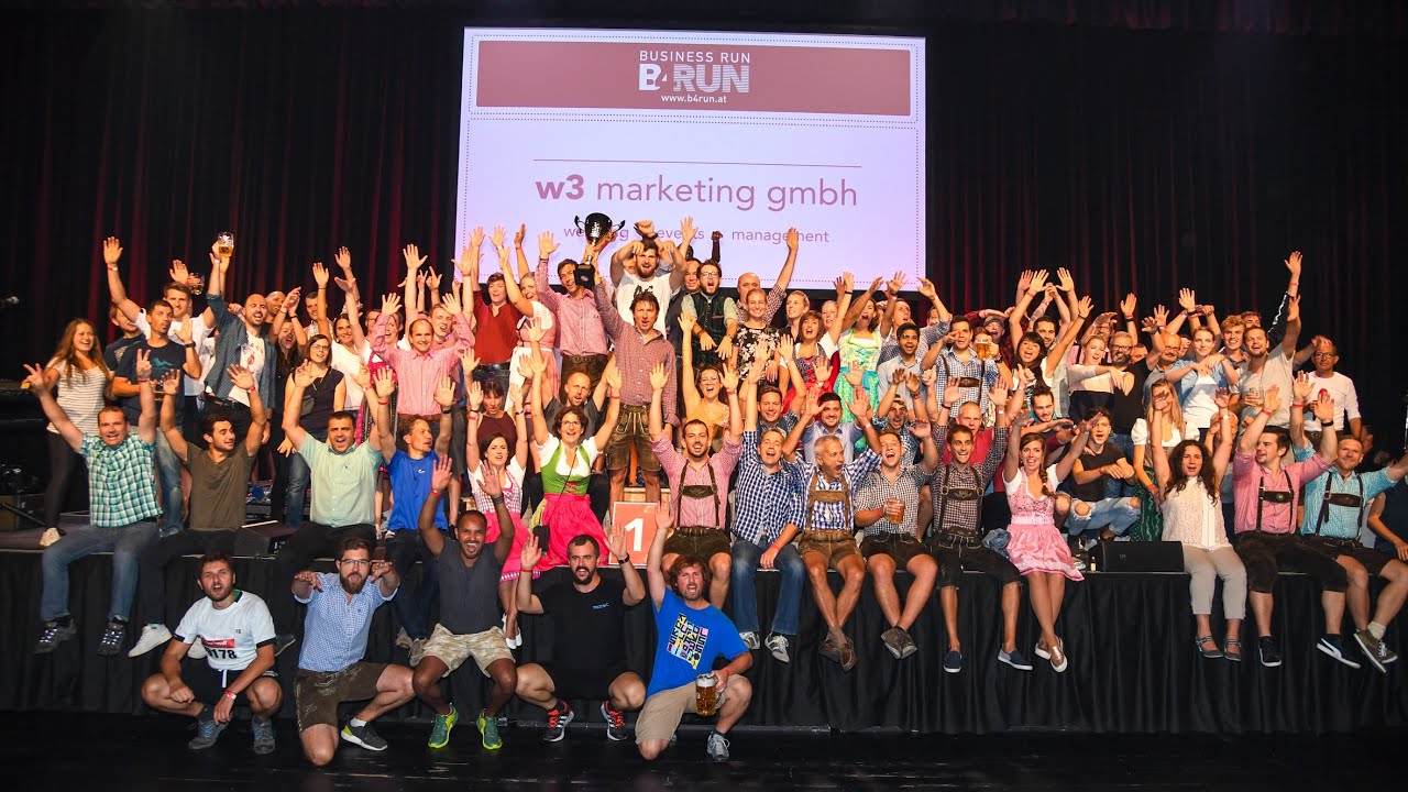 Business Run: 3500 Menschen von 150 Firmen feiern in Bregenz - YouTube