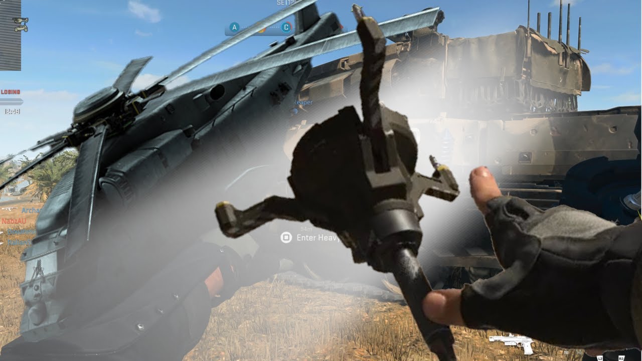 How to steal friendly Large Heli or Small apc tank in MW2 - YouTube