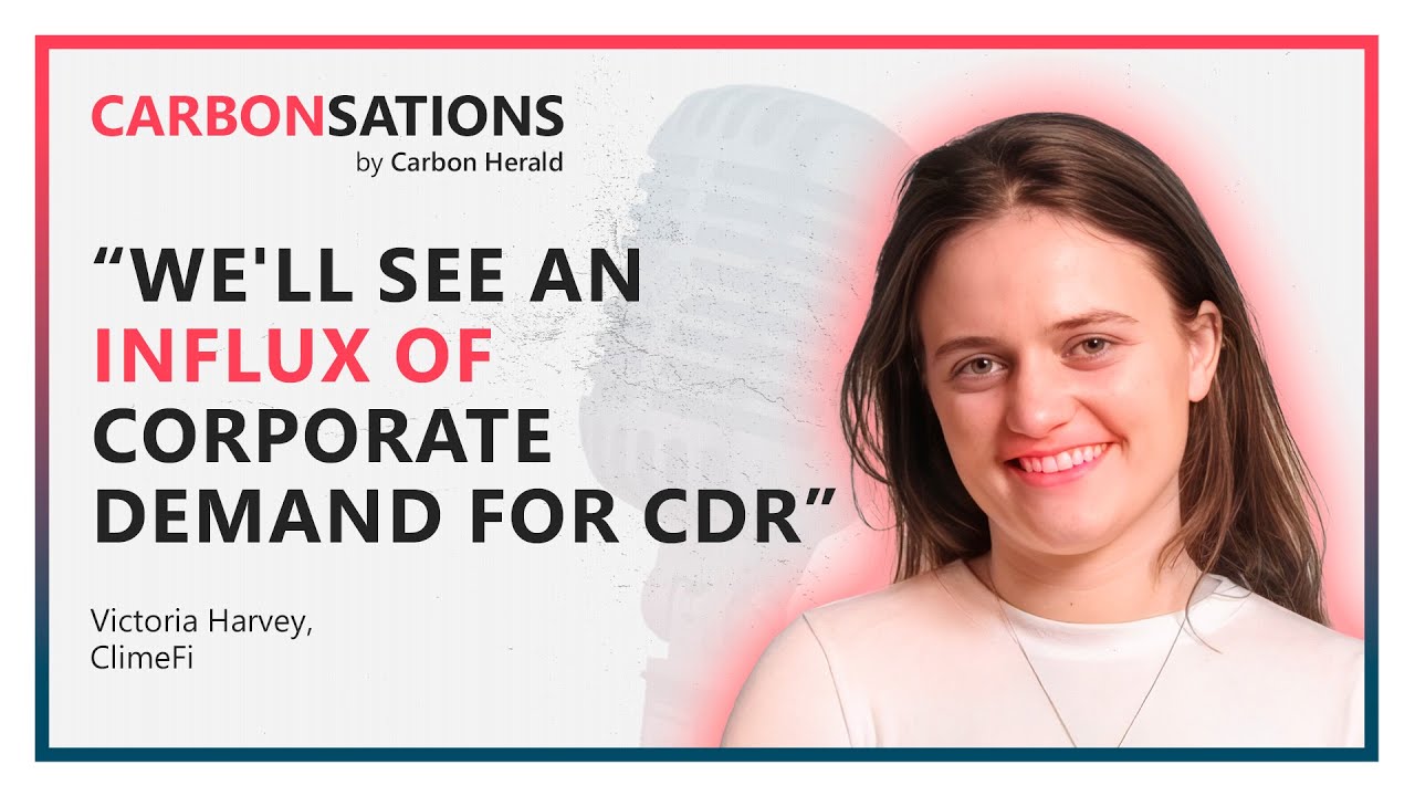 "We'll see an influx of corporate demand for CDR," Victoria Harvey ...