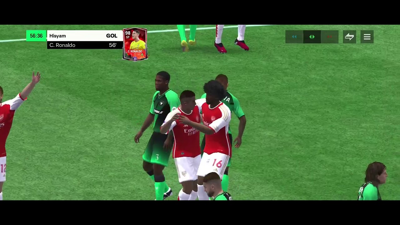 FC24 MOBILE Gameplay Arsenal - YouTube