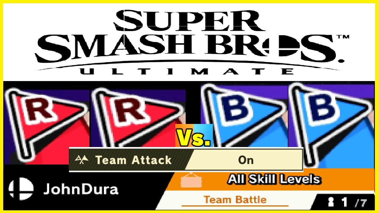🚩🚩 Team Battle ! Team Attack ON 🚩🚩 ( August 4 , 2021 ) Super Smash Bros ...