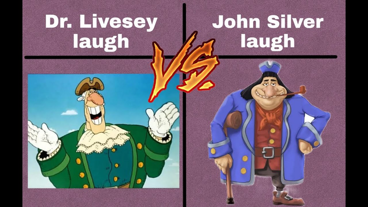 Dr. Livesey laugh VS John Silver laugh - YouTube