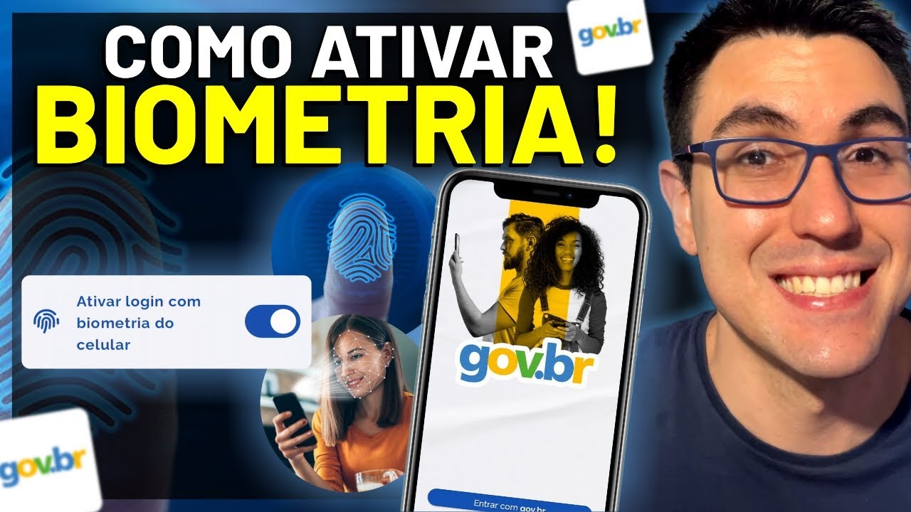 COMO ATIVAR e ACESSAR o aplicativo GOV.BR com a BIOMETRIA ou ...