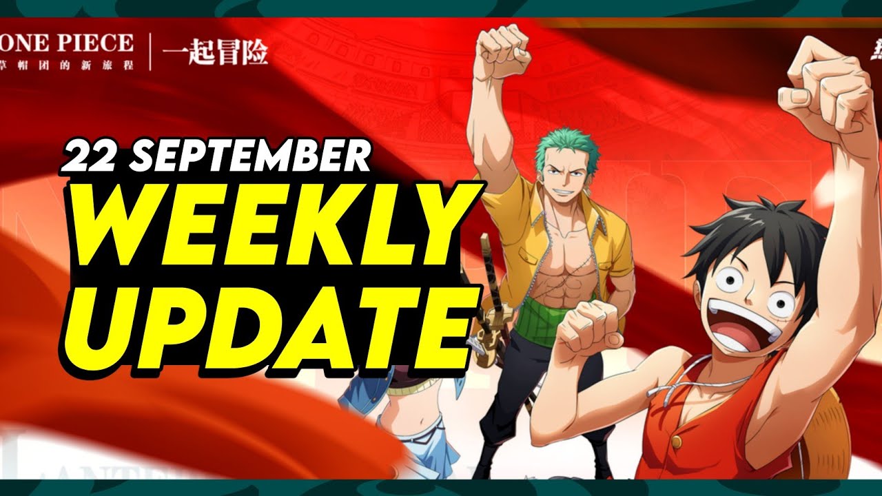 New Update & Events 22 September • One Piece Fighting Path - YouTube