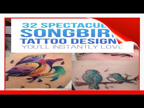 32 Spectacular Songbird Tattoos YouLl Instantly Love !