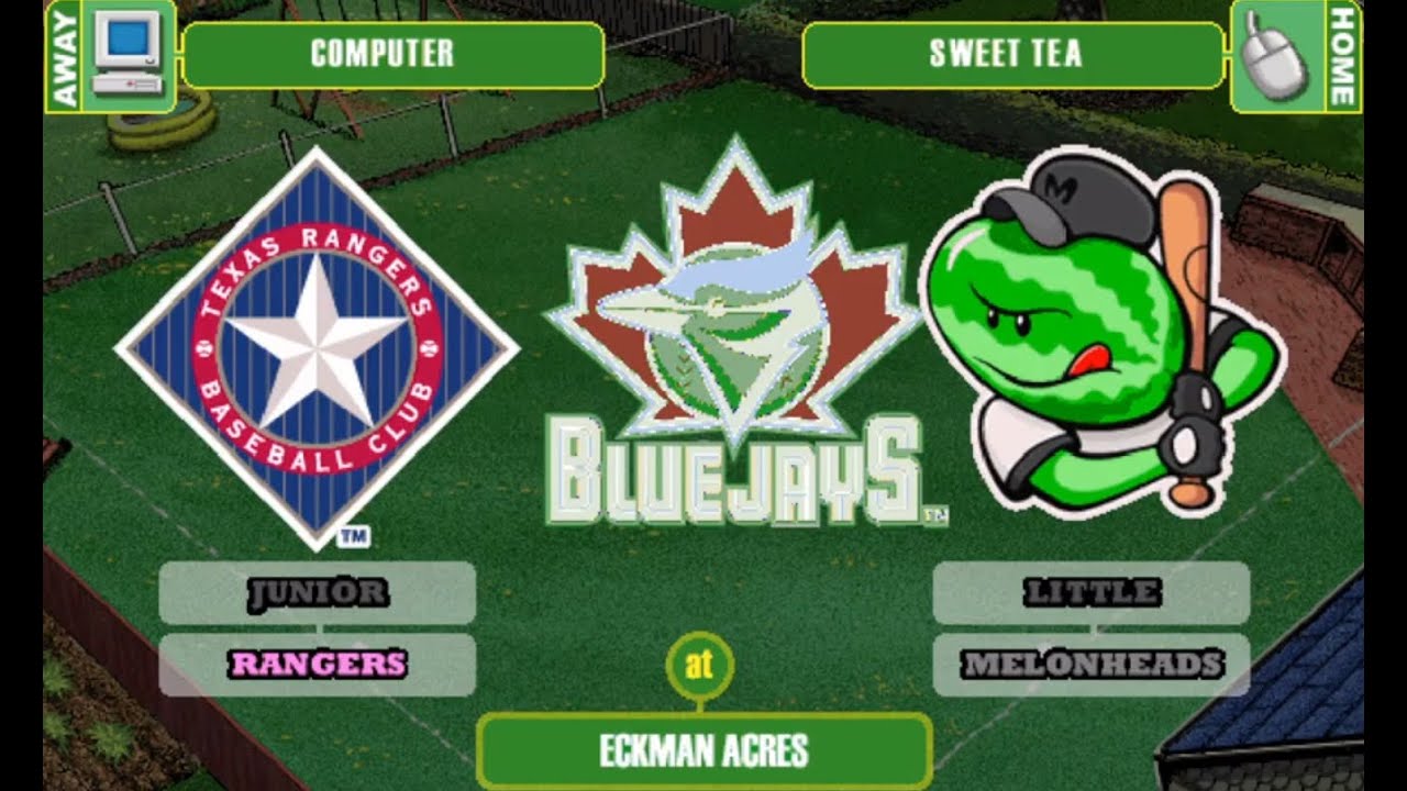Backyard Baseball 2003 [Offline - Game 11] Mapleteal as the Junior ...