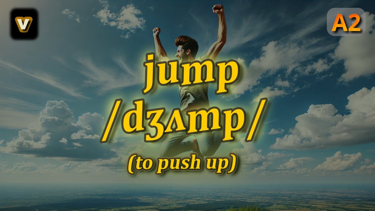 [v] Jump meaning (to push up) with 5 examples - YouTube