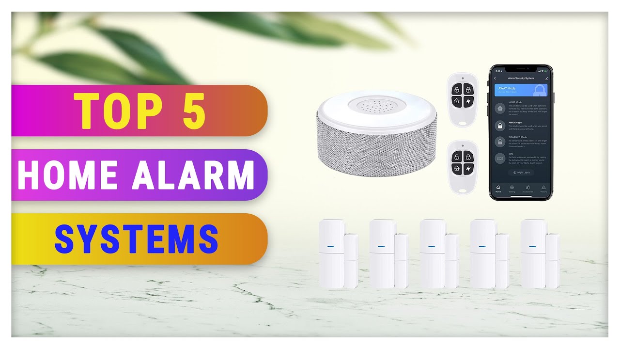 Top 5 Best Home Alarm Systems - YouTube