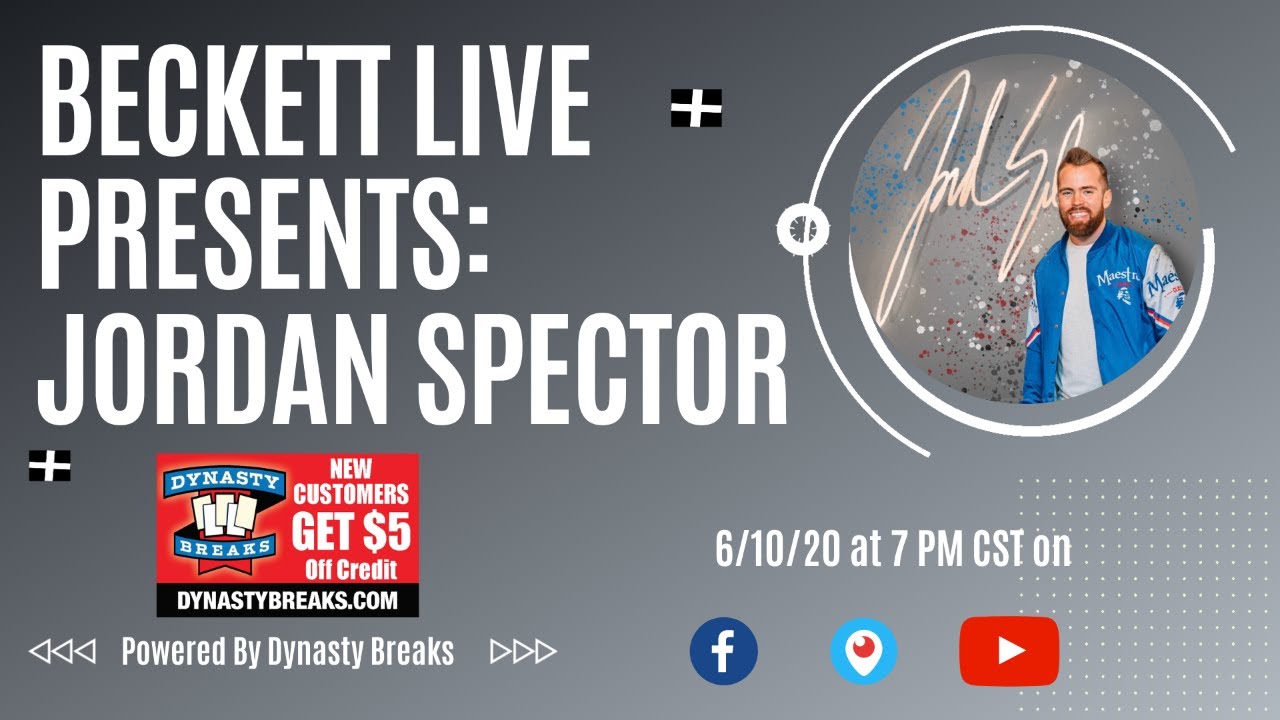 Beckett Live Presents: Jordan Spector - YouTube