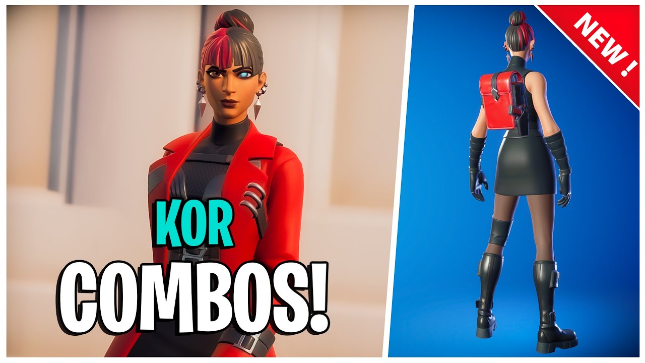 *NEW* KOR Set Combos in Fortnite (Chapter 2 Season 8 Battlepass) - YouTube