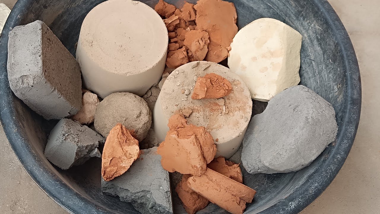 Soft dusty multiple textures pure mud, red mud, cement, ash mud, sand ...