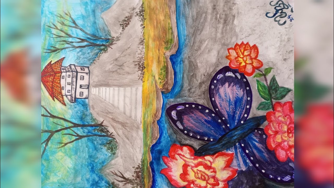 How to Easy and Beautiful Painting Drawing Dream Art - YouTube
