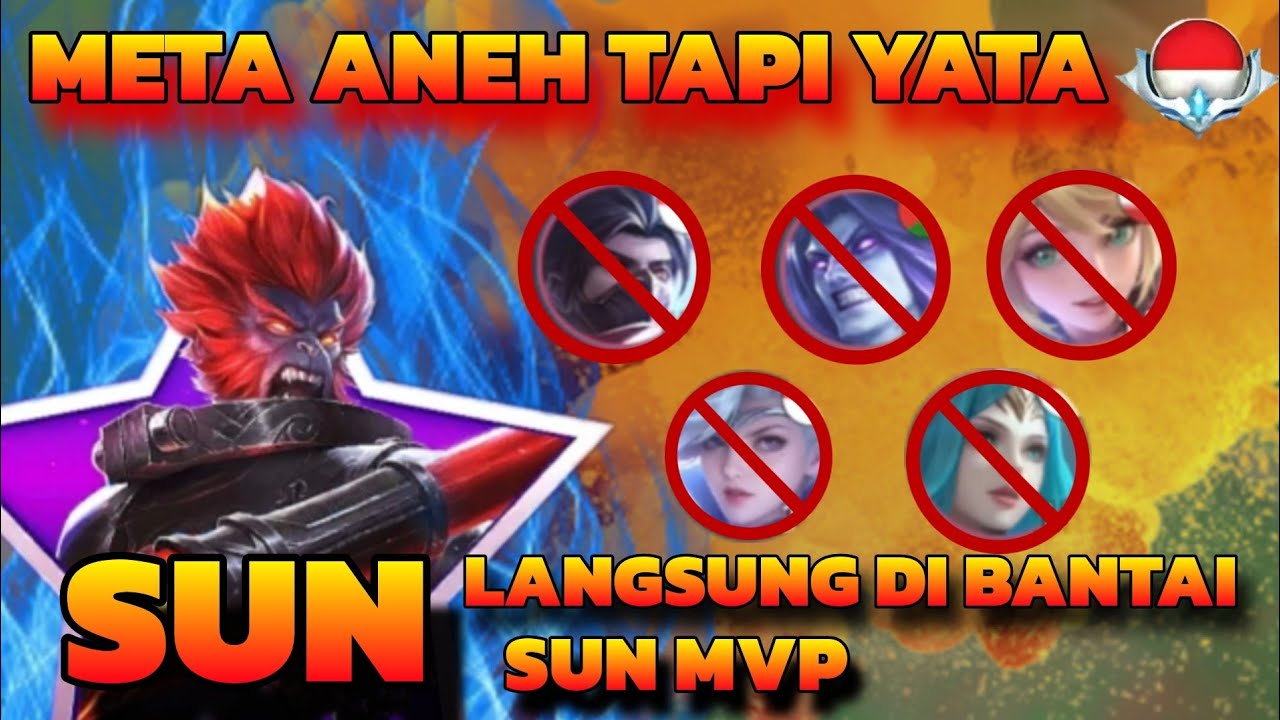 NEW SUN PUS RANK S34 || GAMEPLAY SUN PRO PLAYER || SUN BUILD DAN EMBLEM ...