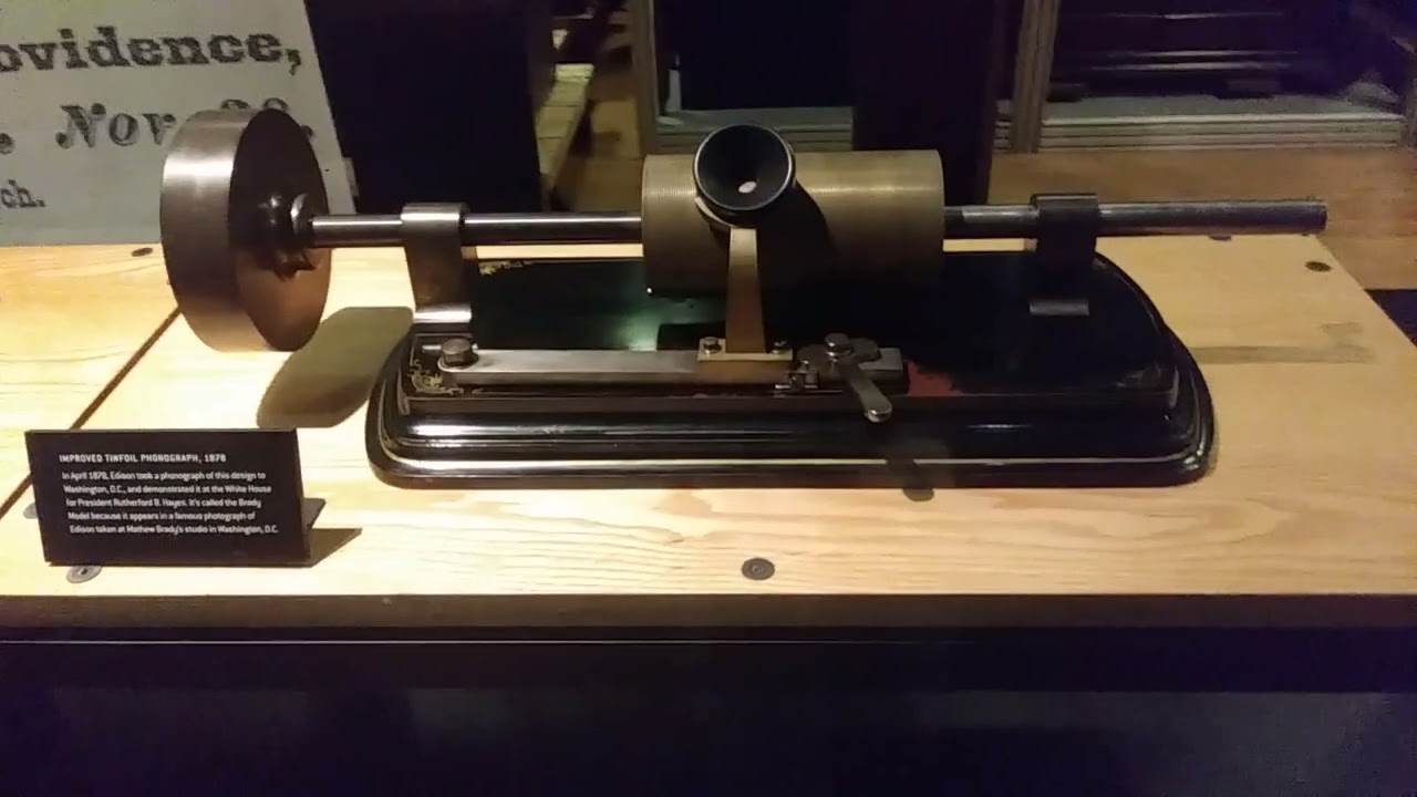 Thomas Edison National Historic Park: Kruesi & Brady Tinfoil ...