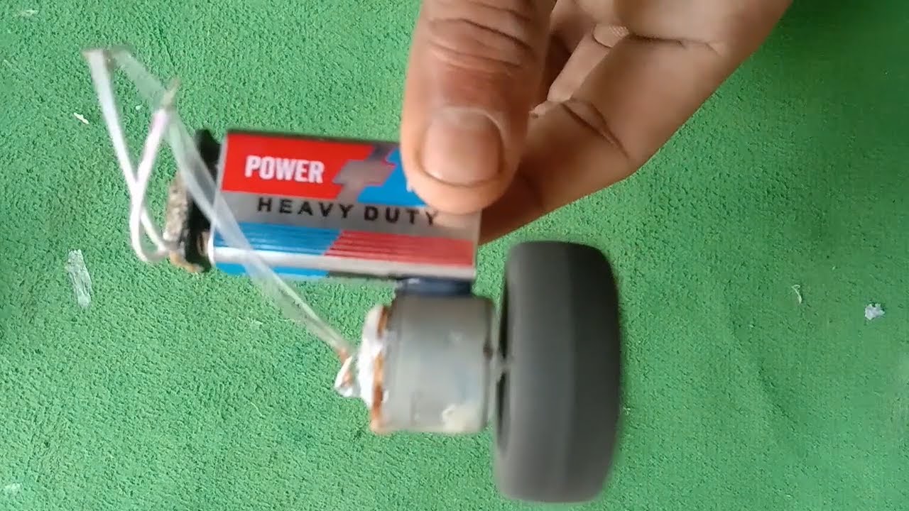 diy simple wheel rotating dc motor #hacks #saifi #free #diy #super # ...