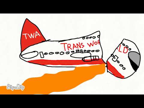 TWA/Trans world airline's flight 800 crash animation 2 - YouTube