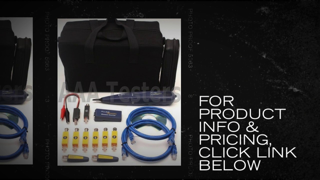 Fluke NetTool Microscanner Pro LinkRunner Network - YouTube