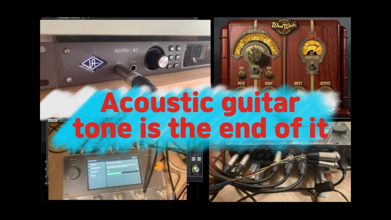 Quadcortex captur-Acoustic G tone-Uad sound machine - YouTube