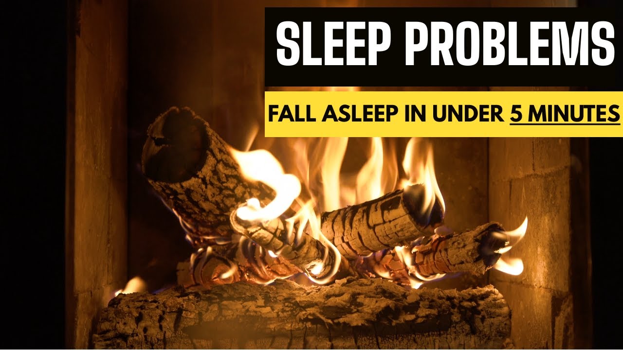 Sleep Problems? Can't Fall Asleep? Relaxing Fireplace Ambience Beat ...