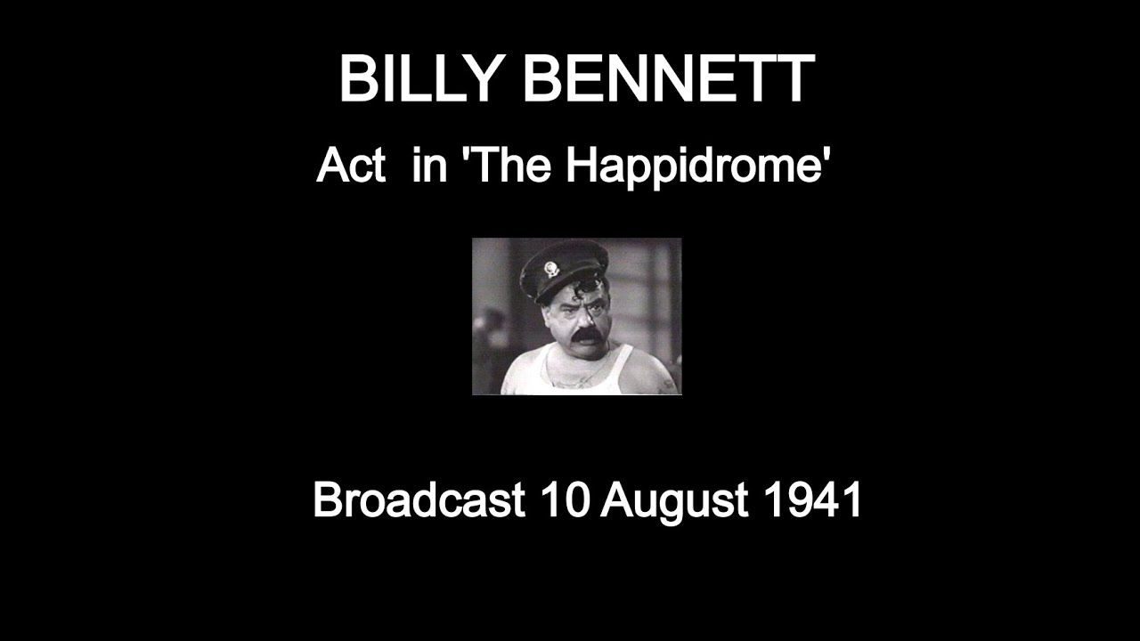 Billy Bennett: act in 'Happidrome', 1941. - YouTube