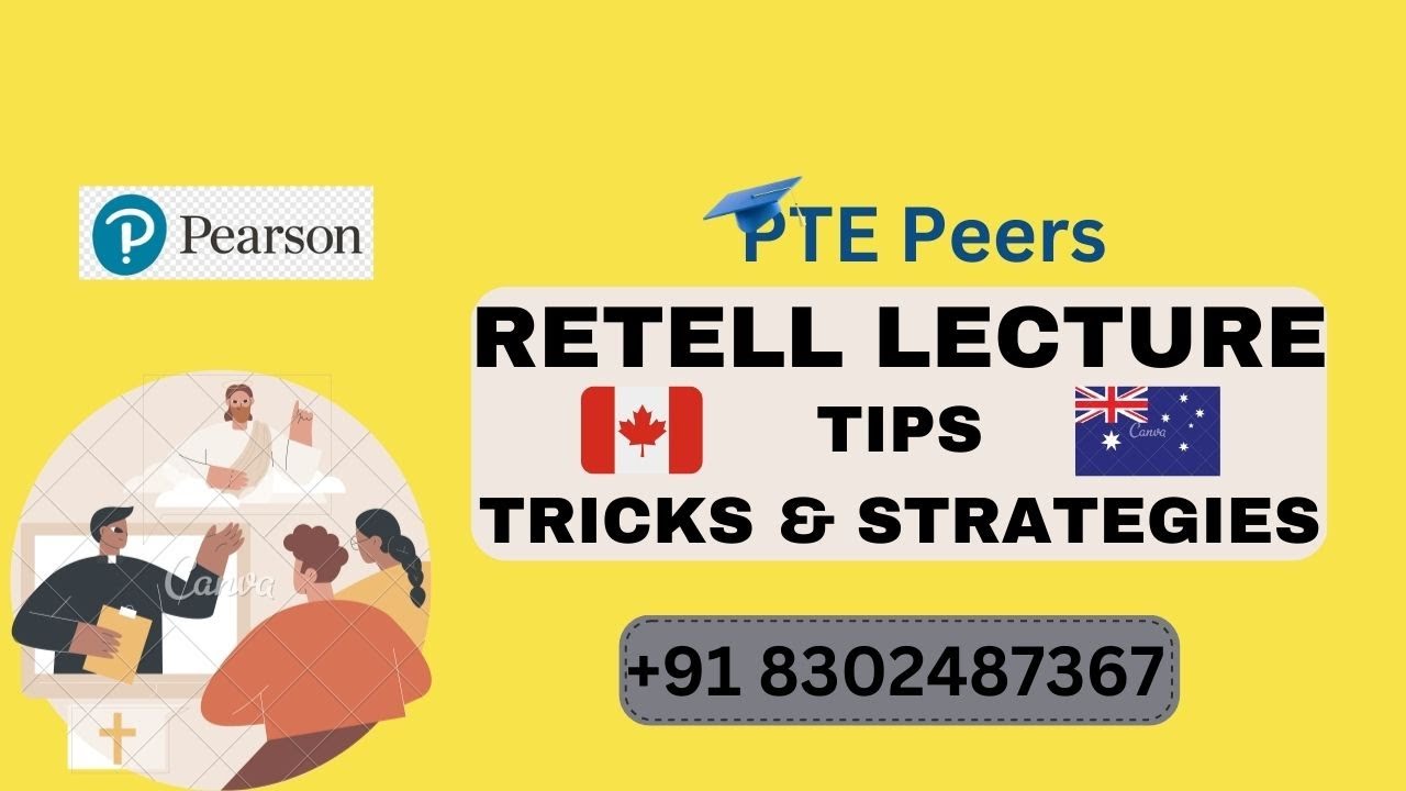 Pearson PTE- Retell Lecture | Tips and Strategies | @ptepeers - YouTube