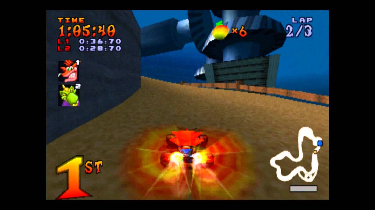 Komodo Joe's Challenge - Boss #3 - Crash Team Racing - 101% Playthrough ...