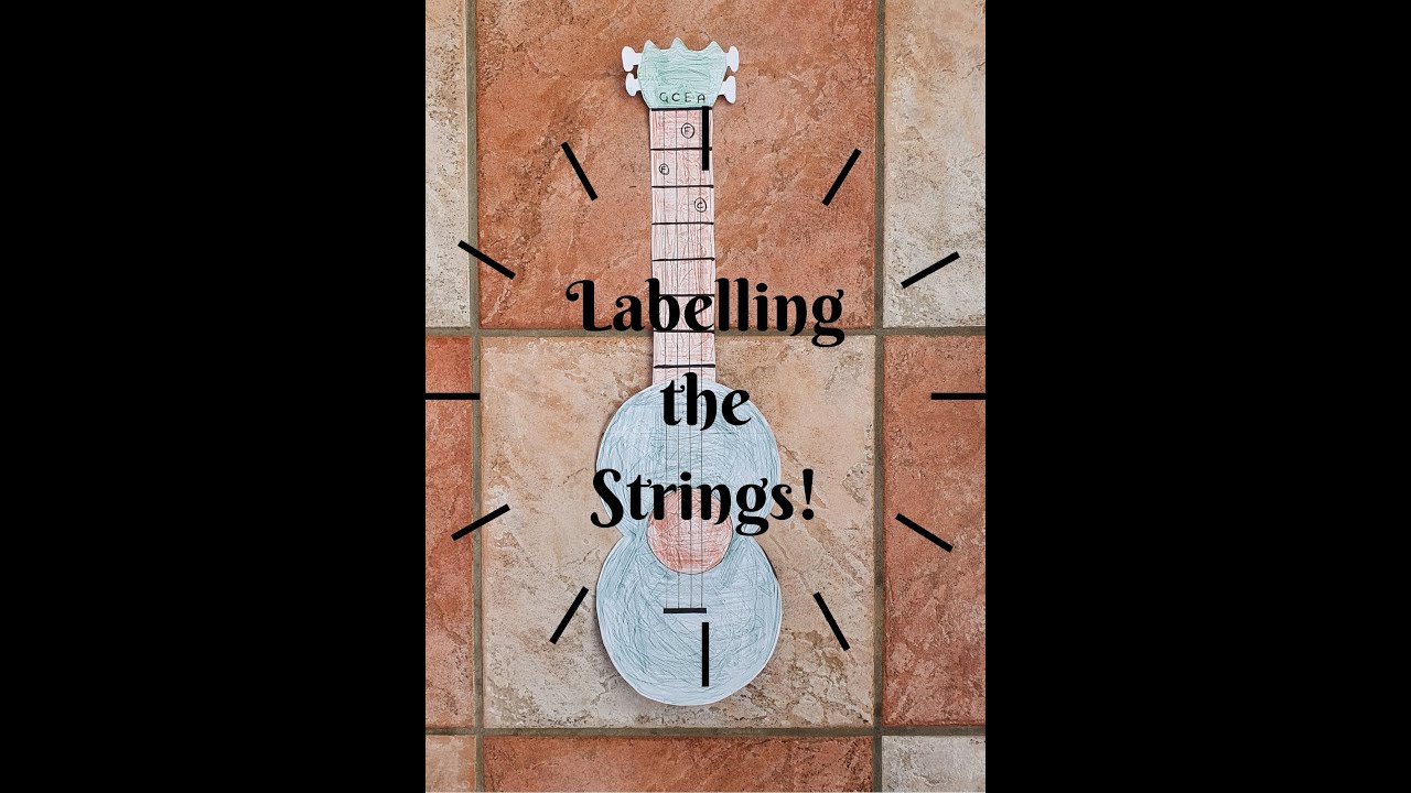 Ukulele Project - Labelling the Strings - YouTube