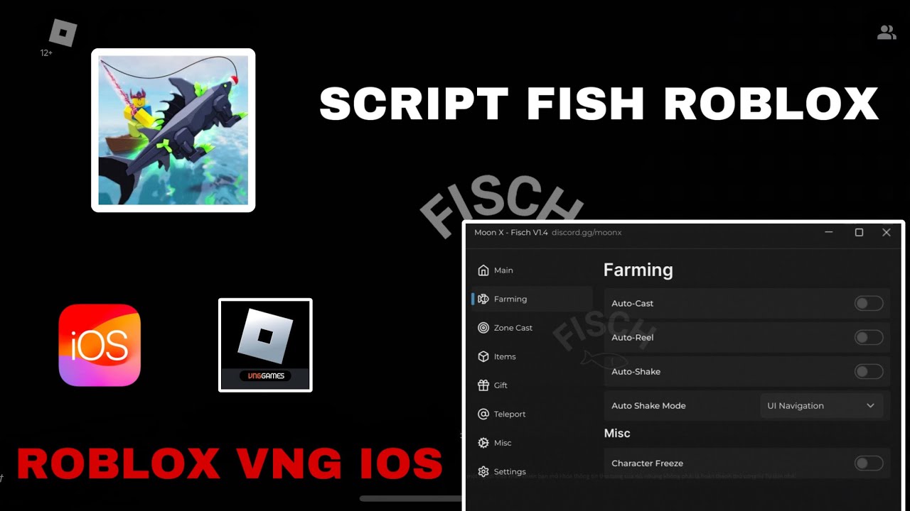 Cách Hack Fish Trên IOS Roblox VNG | Cách Hack Roblox VNG IOS - YouTube