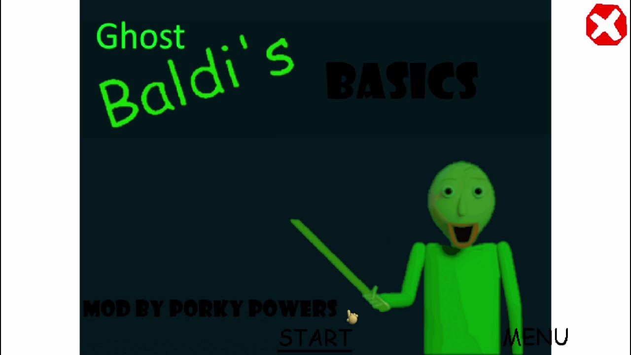 Booo...... | Ghost Baldi's Basics [Baldi's Basics Mod] - YouTube