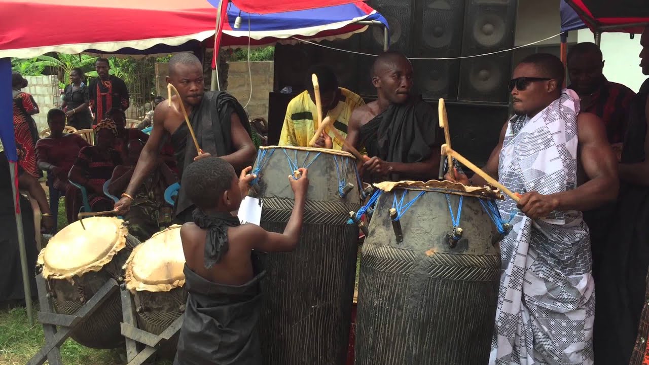 The Obonu, one of the traditional drum by the people of Manya Krobo ...