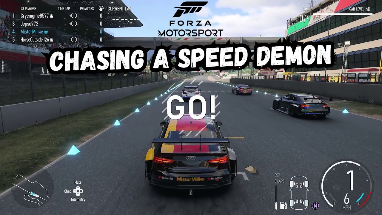 Forza Motorsport | Touring Car Series | Chasing A Speed Demon @ Mugello - YouTube