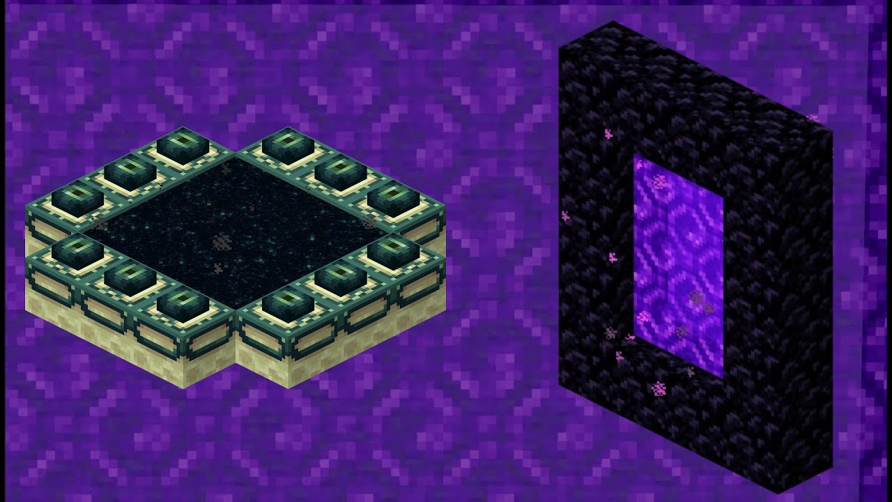How to Make Portals in Minecraft - Java Edition - YouTube