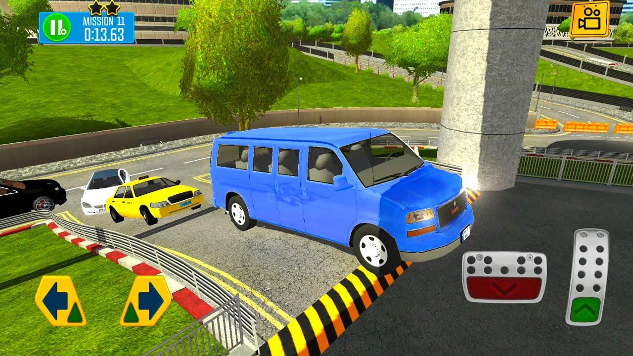 Orange Cargo VAN Simulator - Drive On Multi Floor Parking Sim #12 ...