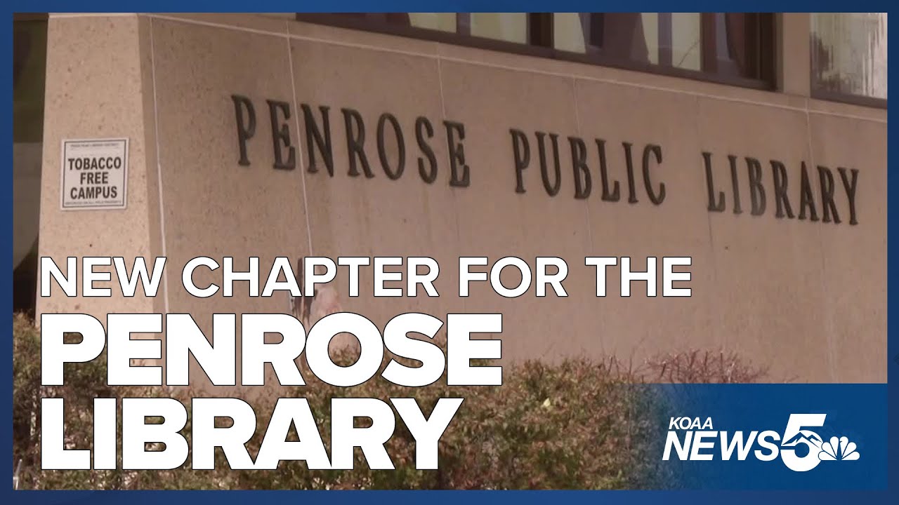 New chapter for Penrose Library, back open with security upgrades - YouTube