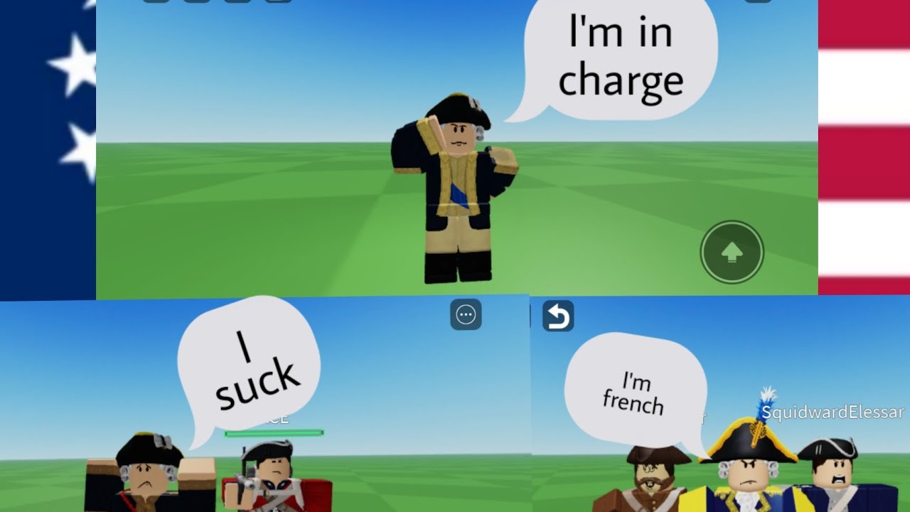 3 American Revolution generals in roblox - YouTube