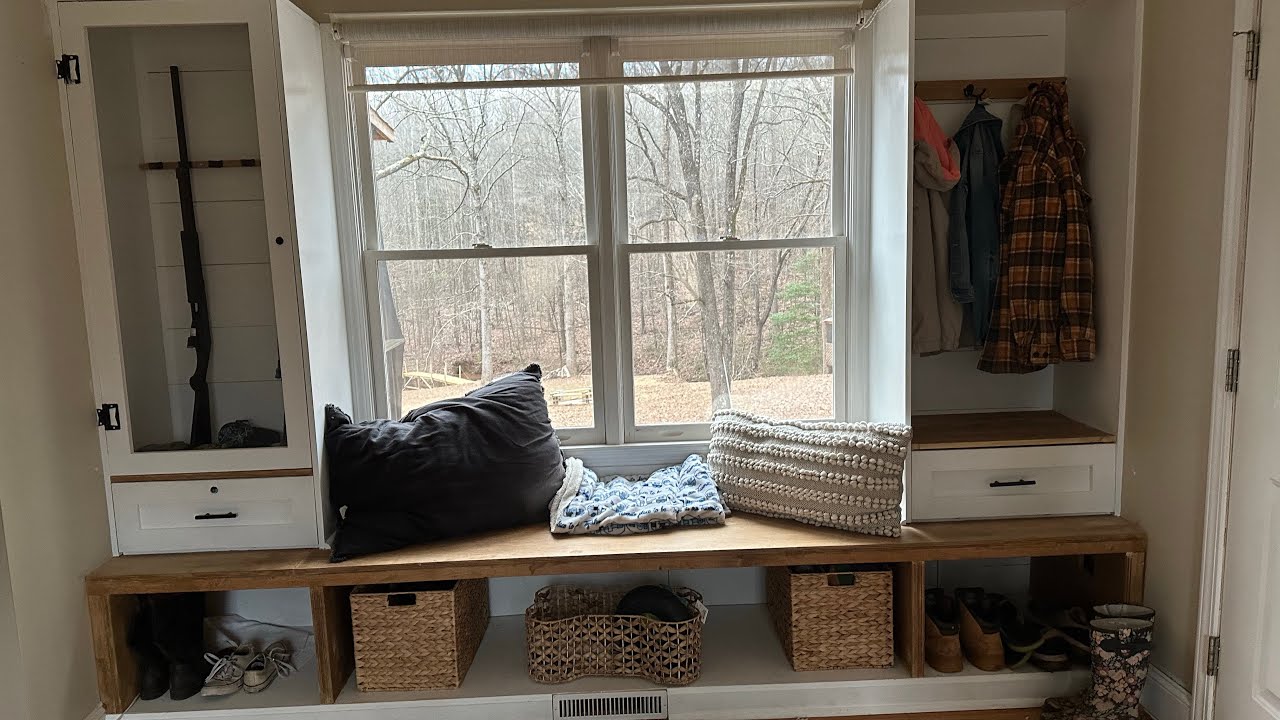 Window Seat Built In Cabinet