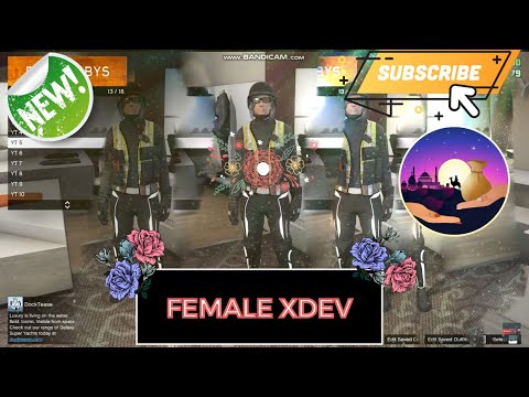 GTA V Online 1.60 || *XDEV OUTFIT EDITOR* || 10 FEMALE MODDED OUTFITS ...