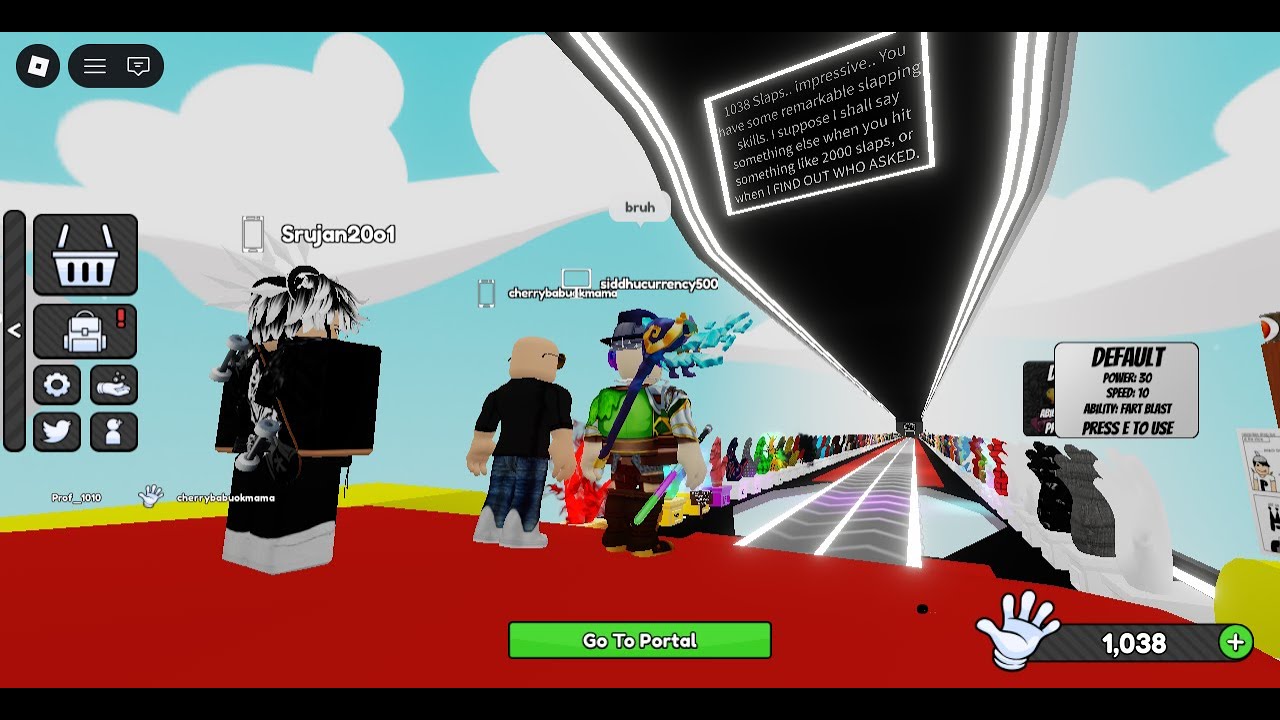 GETTING 1000 SLAPS IN SLAP BATTLES #SLAP BATTLES PART 2 - YouTube