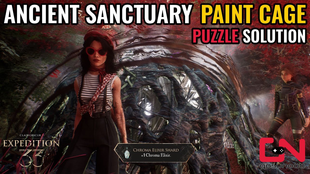 Ancient Sanctuary Paint Cage Lock Locations in Clair Obscur Expedition 33 - YouTube