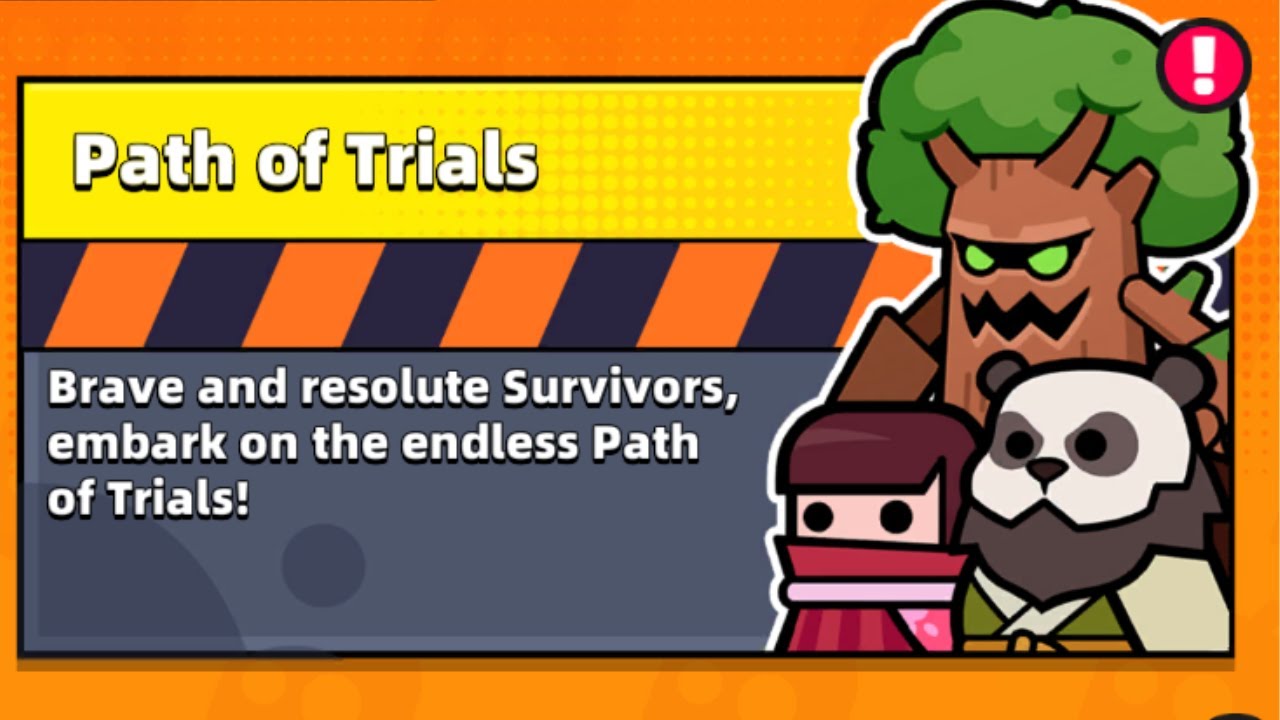 Survivor.io - BEST loadout for PATH OF TRIALS - YouTube