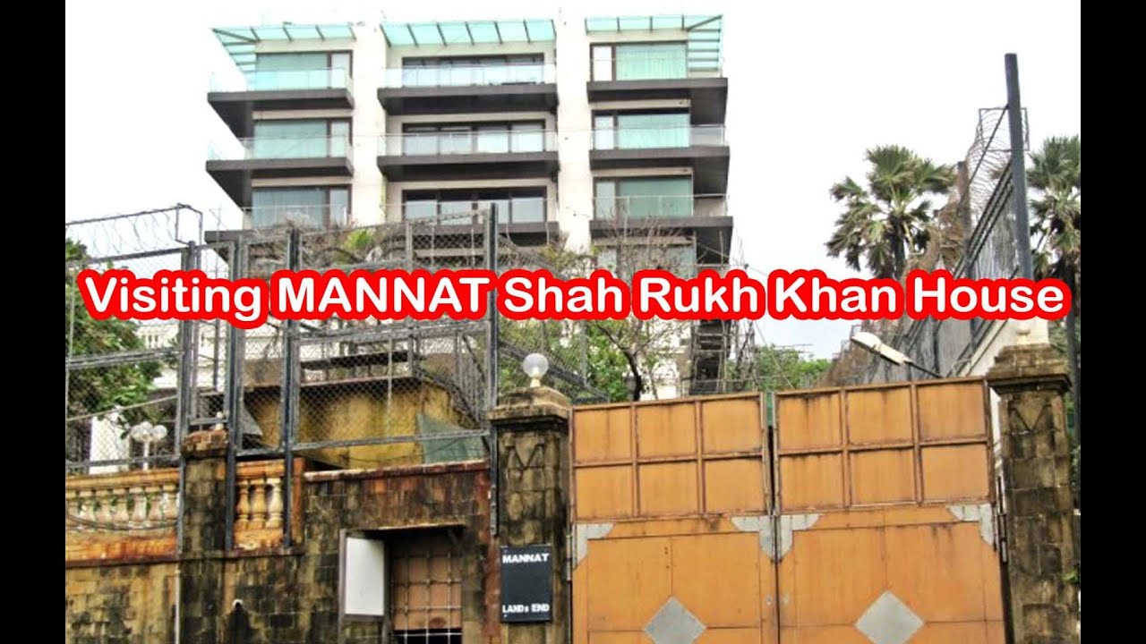 Pathaan Shahrukh Khan Home Mannat Bandra Bandstand Mumbai - YouTube
