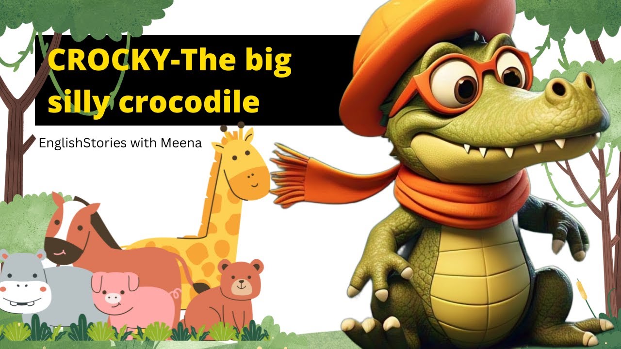 Crocky, The Big Silly Crocodile🐊 | Animated Story For Kids - YouTube