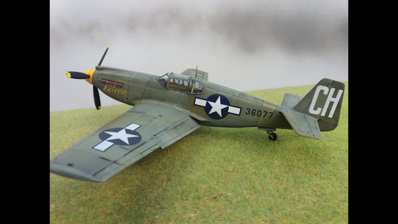 ICM 1/48 North American P-51A - YouTube