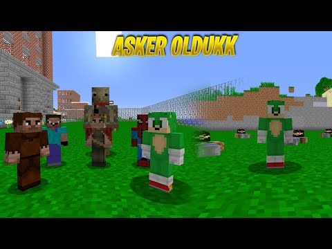 ÖRÜMCEK BEBEK VE ARKADAŞLARI  ASKER OLDULAR! EN BÜYÜK ASKER SONİC:)