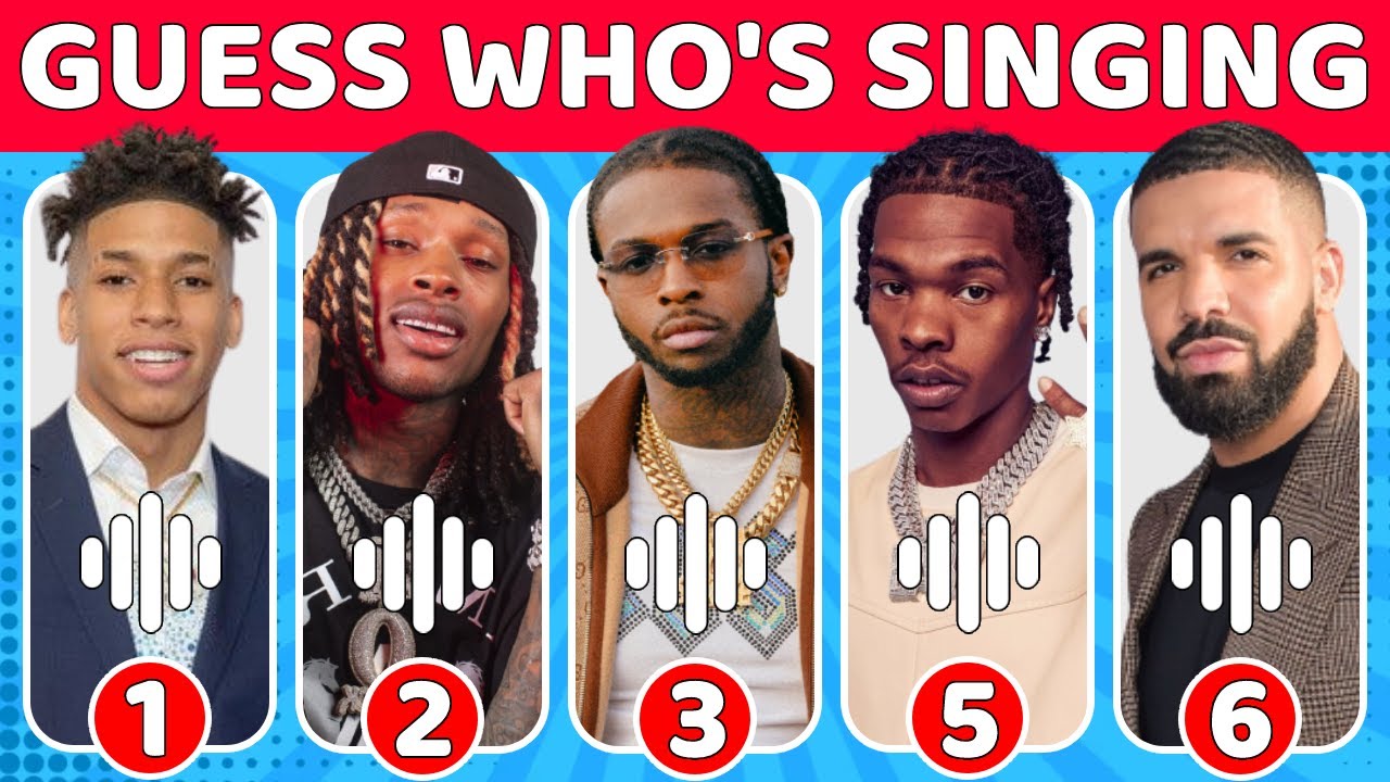 Guess Most Popular Rapper - Who is Singing Quiz Challenge 🎵 | Hard Quiz ...