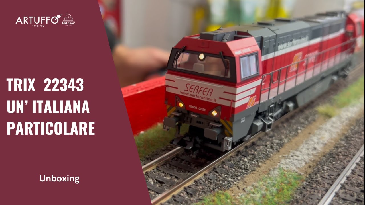 Unboxing Artuffo - Trix 22343, una loco italiana diversa e piena di ...