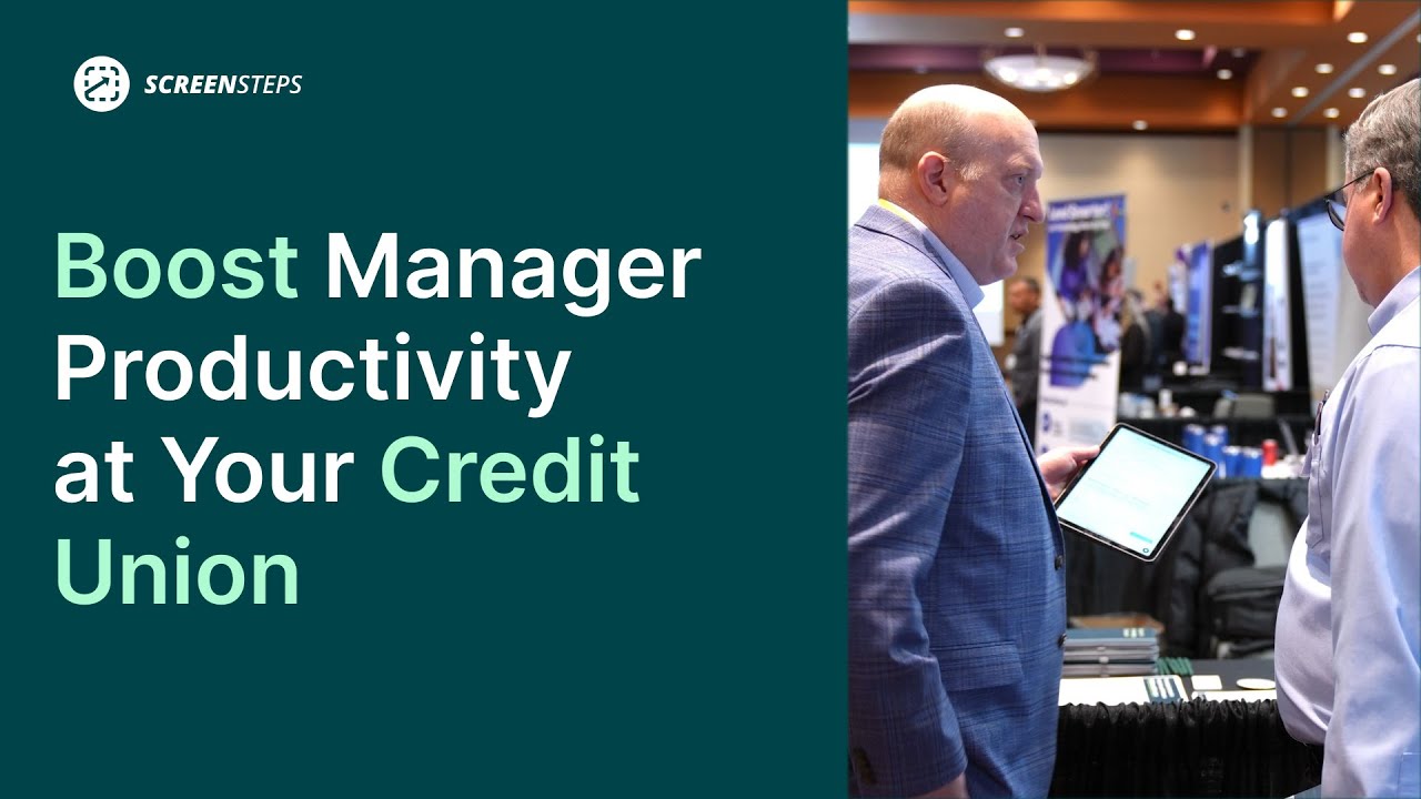 How to Boost Manager Productivity by 25% at Your Credit Union - YouTube
