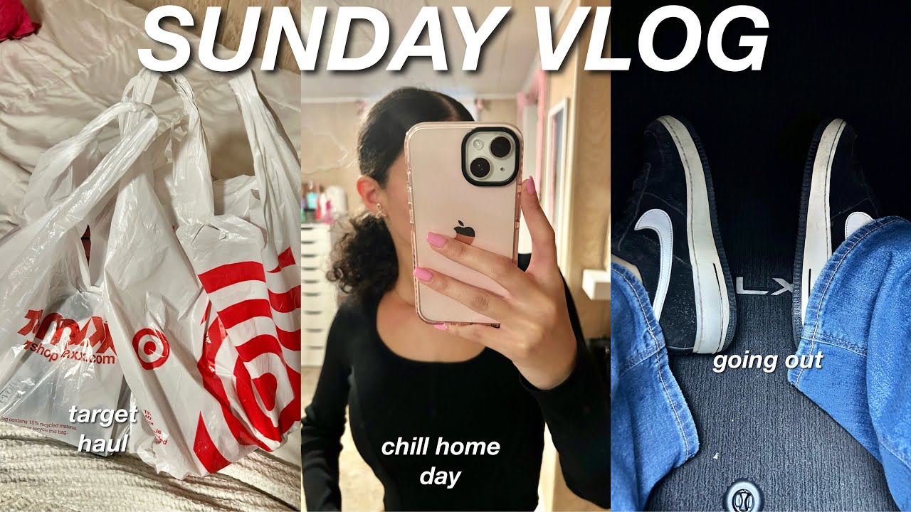 COZY SUNDAY VLOG | target,tjmaxx,soccer game, big changes, haul - YouTube