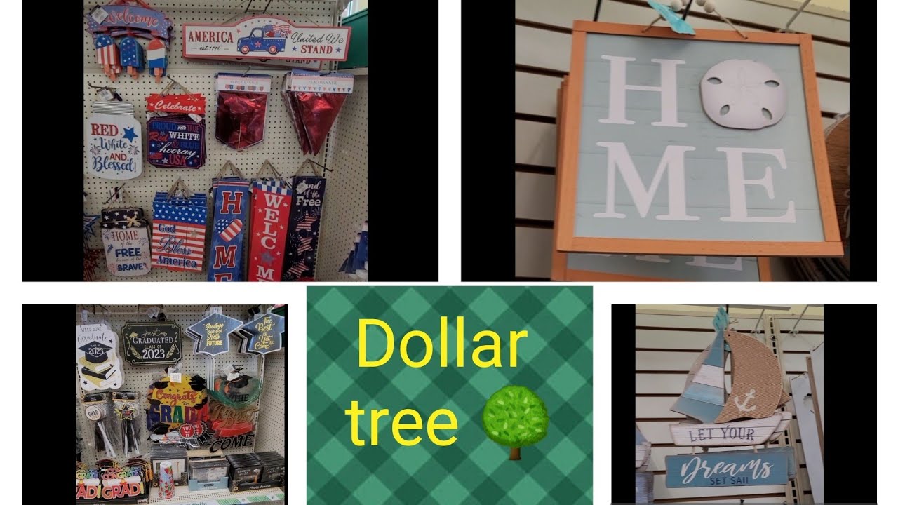 Quick Dollar tree/ $1.25 tree 🌳walkthrough. #Beachthemedecors # ...