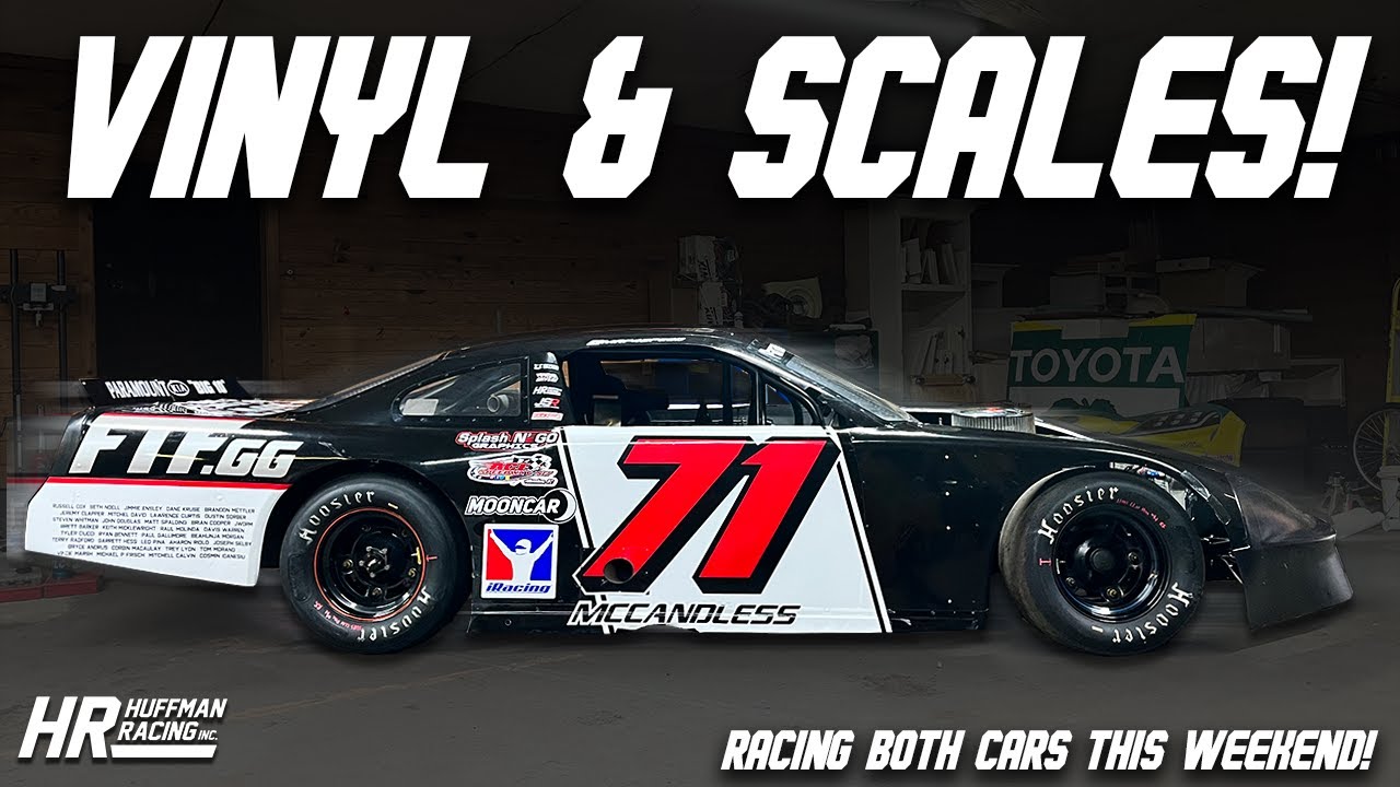 Wrapping our Limited Late Model and Preparing two cars for Hickory ...